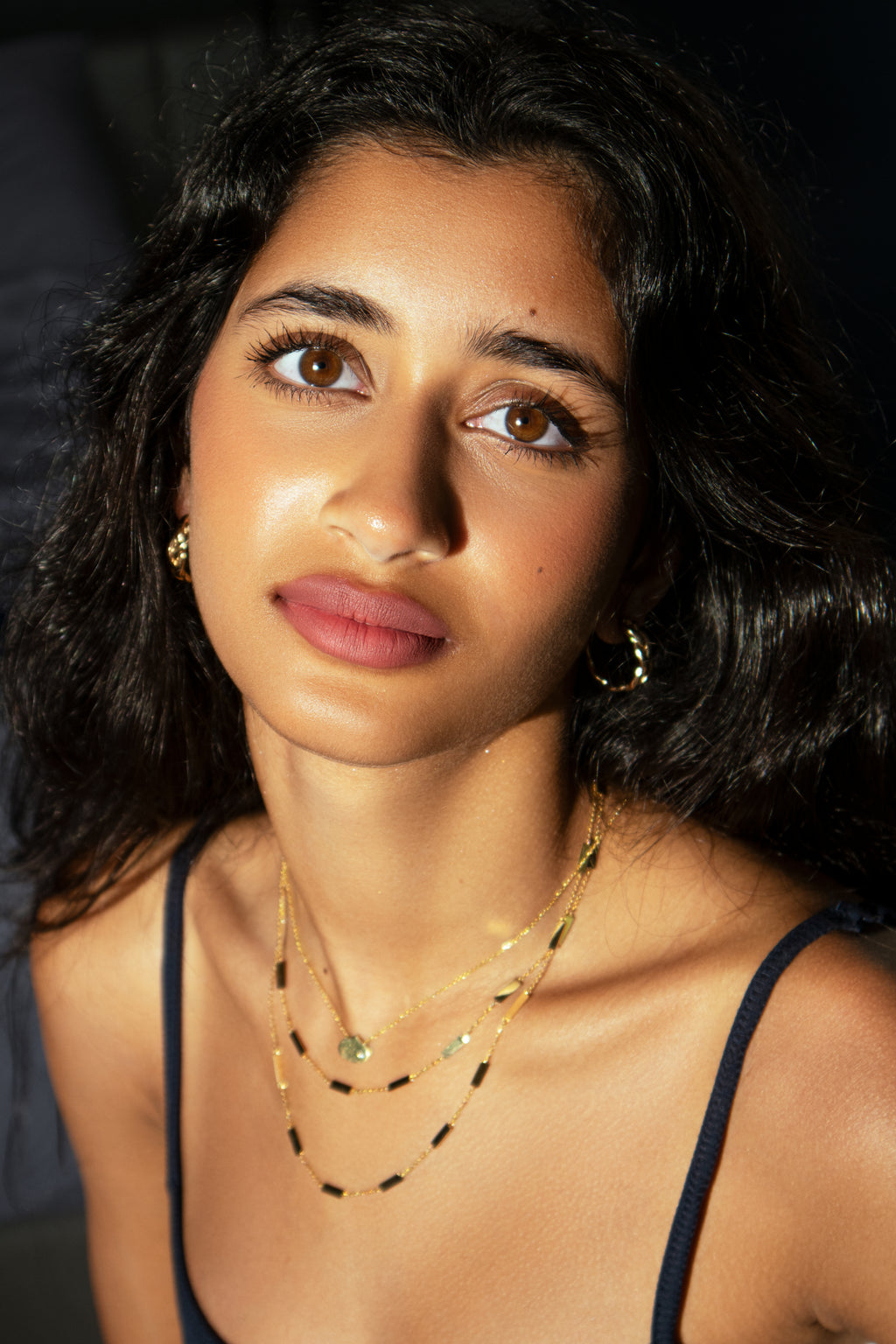 KAMAL | FINE JEWELRY BARS CHAIN GOLDEN, MALACHITE, ONYX, MOTHER OF ...